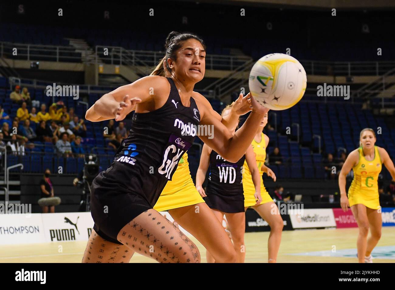 Sulu Fitzpatrick of the Silver Ferns during Game 3 of the Constellation ...