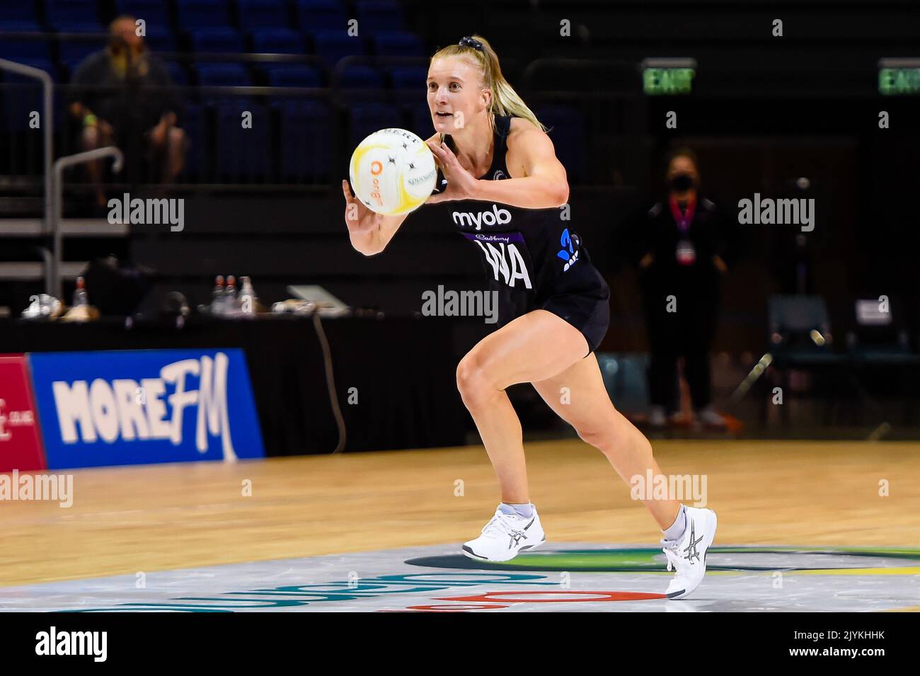 Shannon Saunders of the Silver Ferns during Game 3 of the Constellation ...