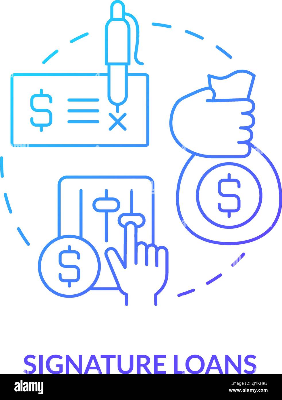 Money signature Cut Out Stock Images & Pictures - Alamy