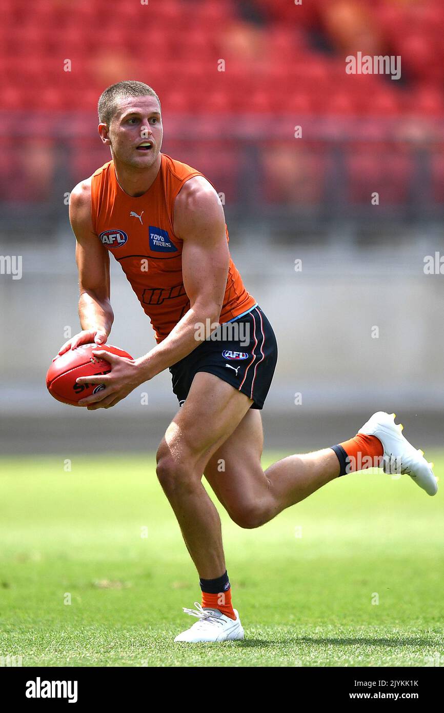 Jacob Hopper of the Giants during the AFL Community Series Pre-Season ...