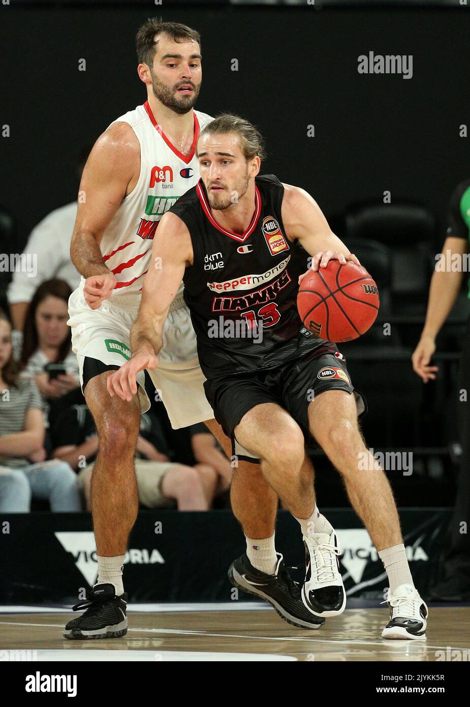 Sam Froling of Illawarra in action during the NBL match between the ...
