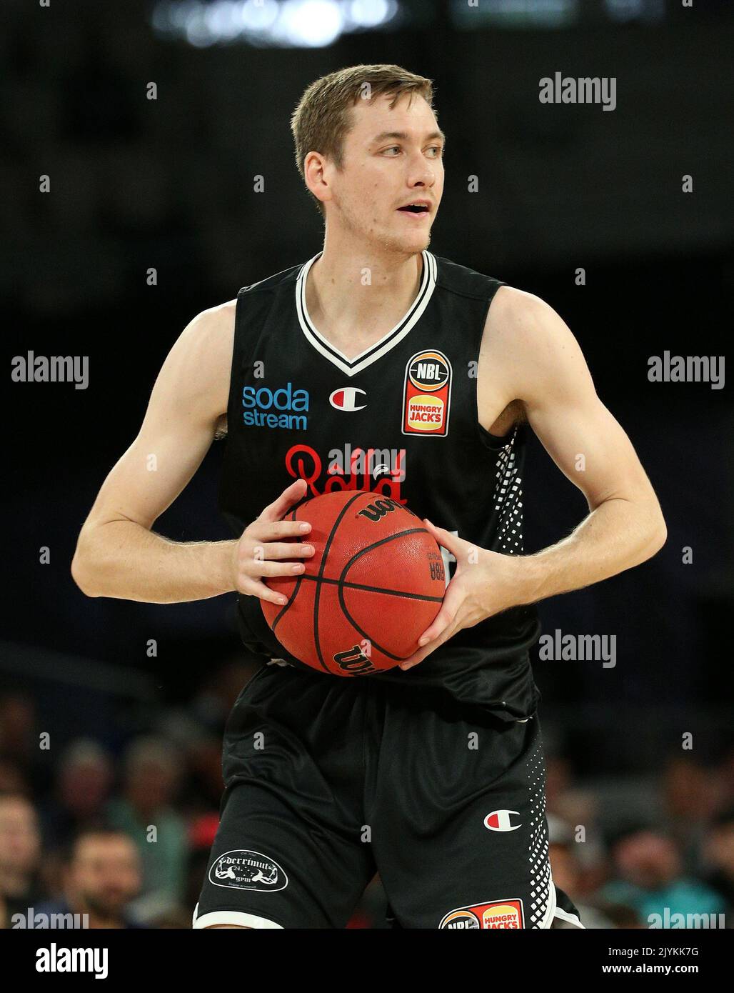 Sam Short of Melbourne United in action during the NBL match between ...