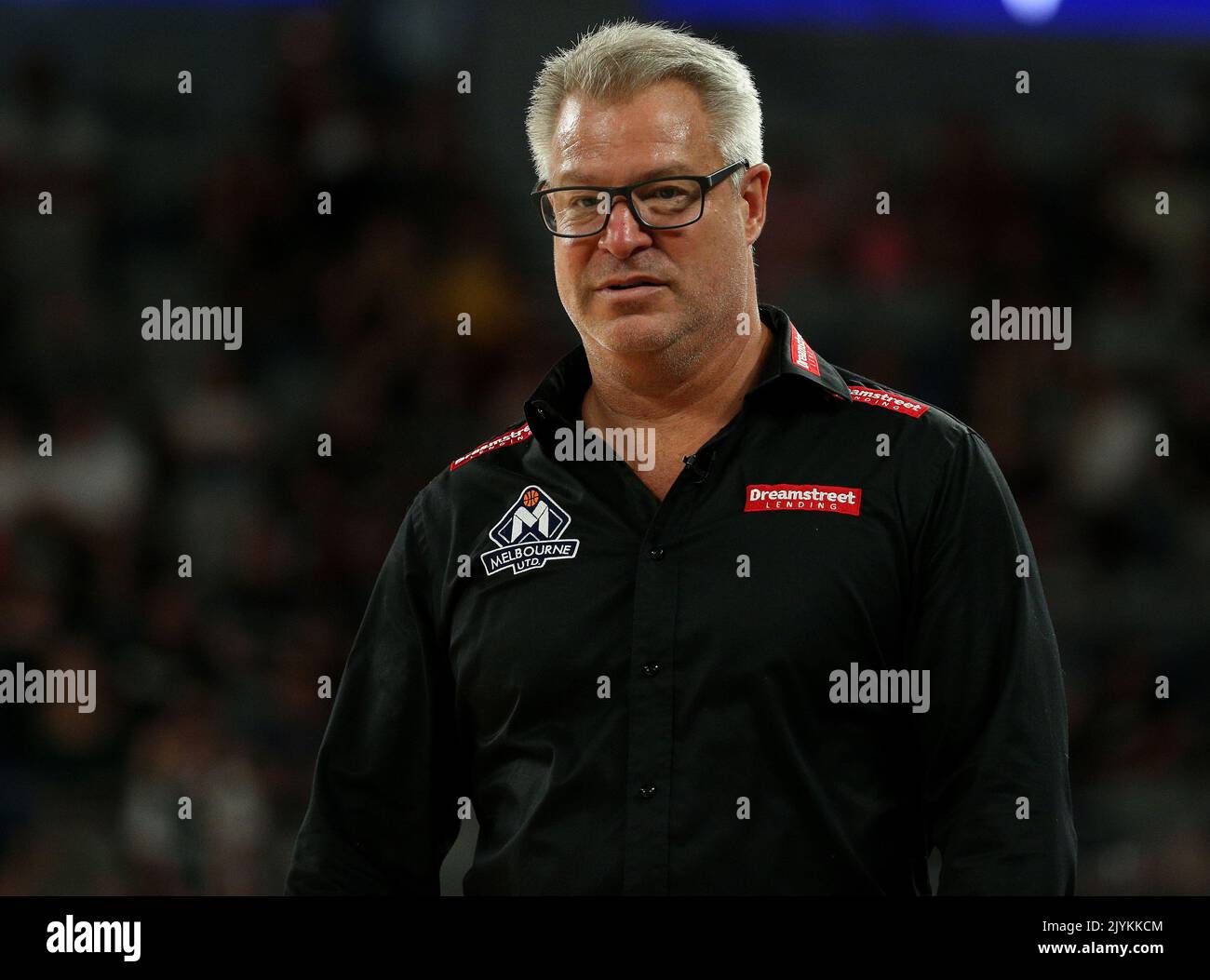 Dean Vickerman coach of Melbourne United during the NBL match between ...