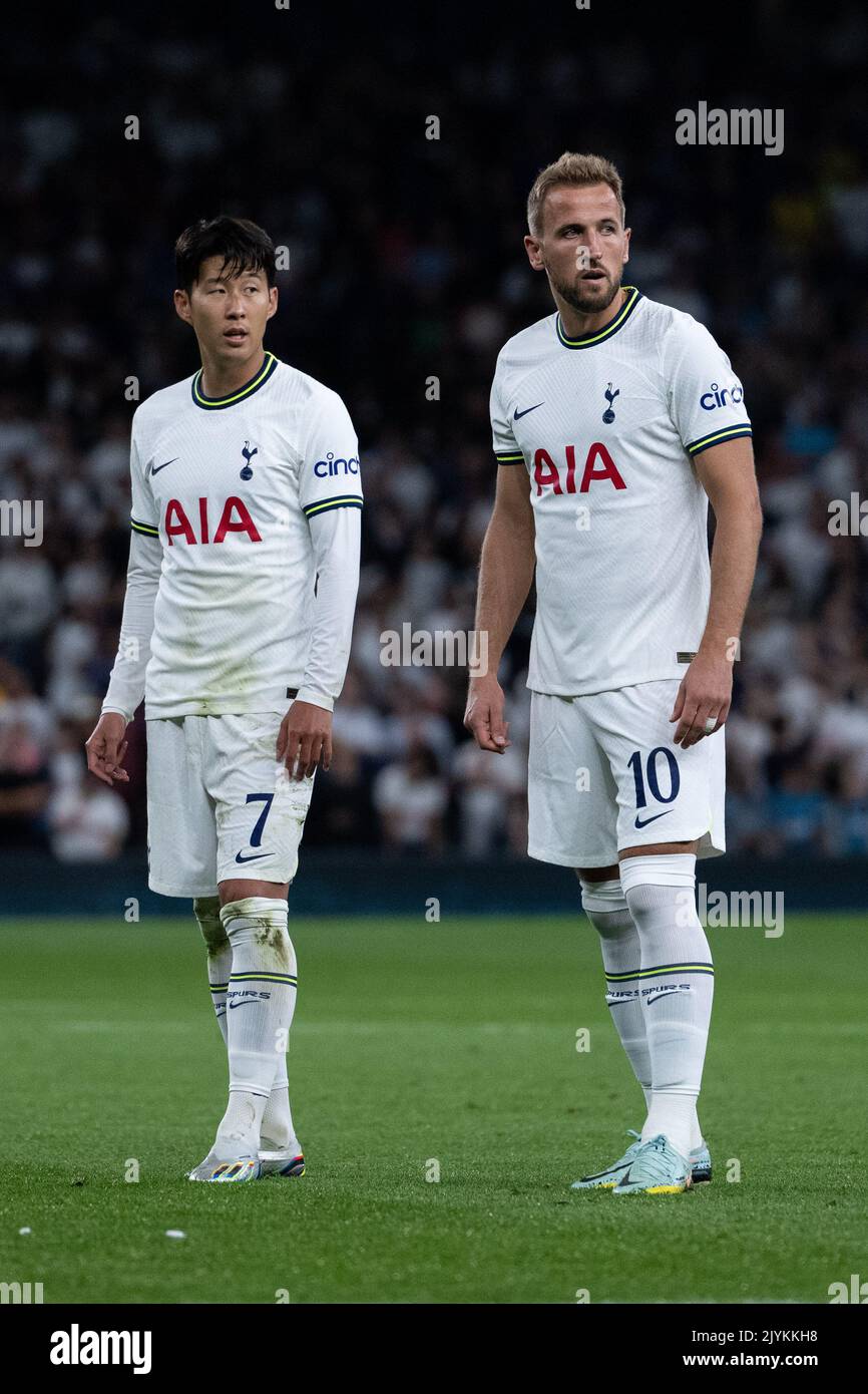 LONDON, ENGLAND - SEPTEMBER 07: Harry Kane, Son Heung-min of Tottenham ...