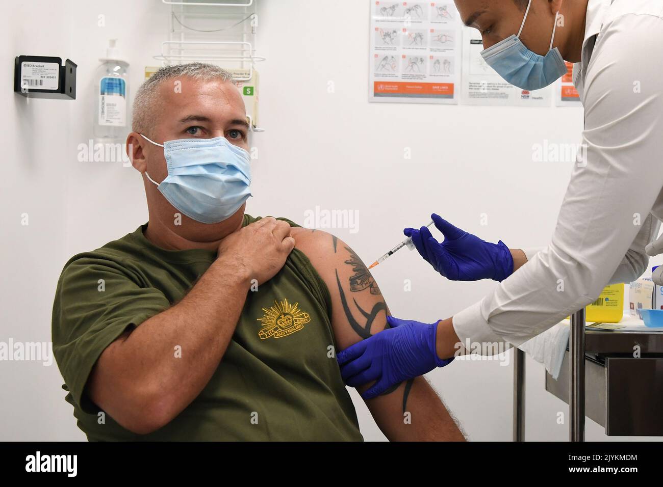 Australian Defence Force quarantine worker Corporal Boyd Chatillon the ...