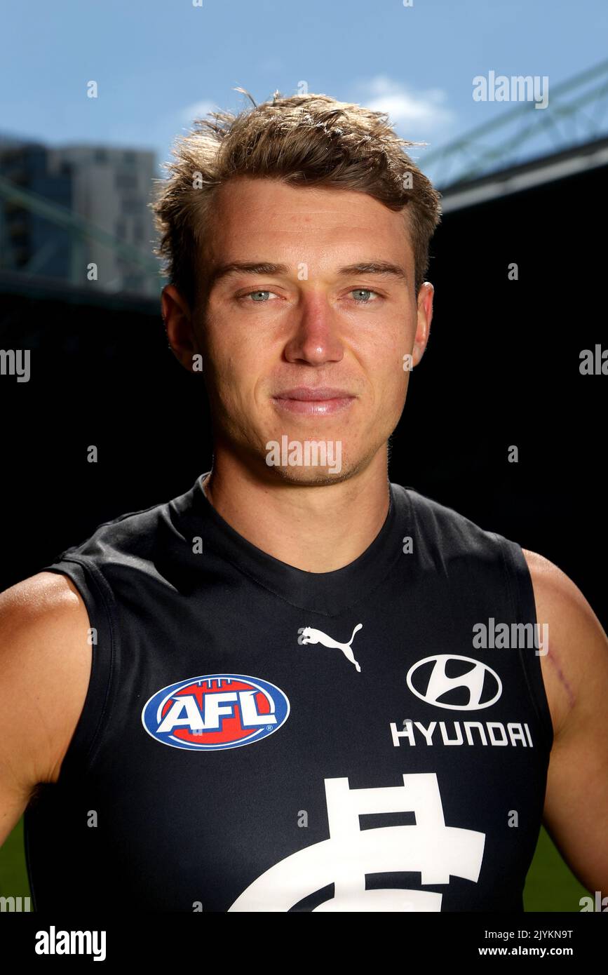 Patrick Cripps captain of Carlton poses for a photo during the 2021 AFL ...