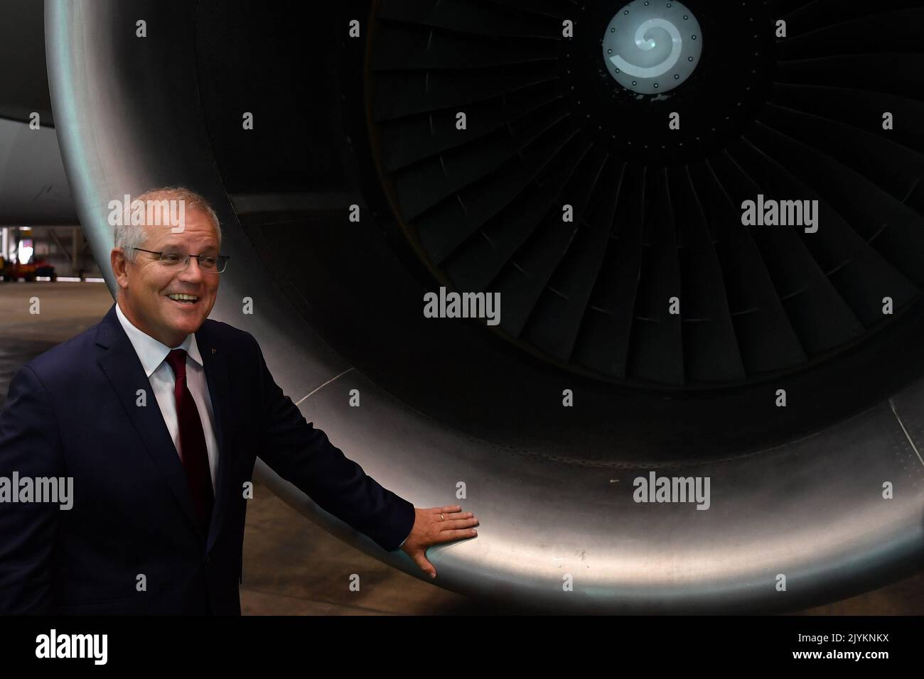 Prime Minister Scott Morrison during an aviation and tourism package ...