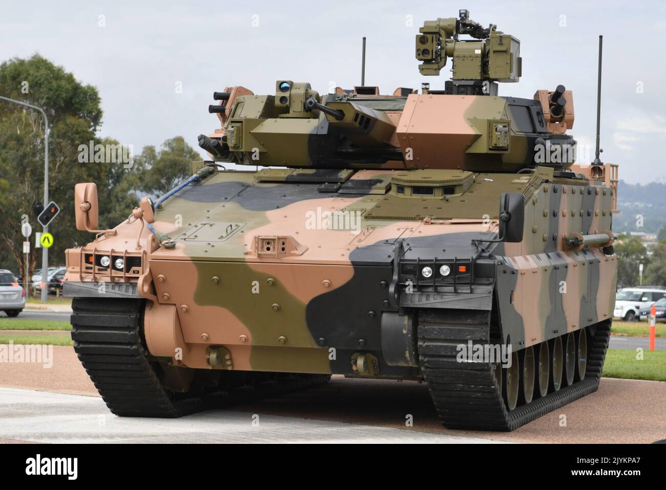 Hanwha Defence Australia’s Redback fighting vehicle on display at ...