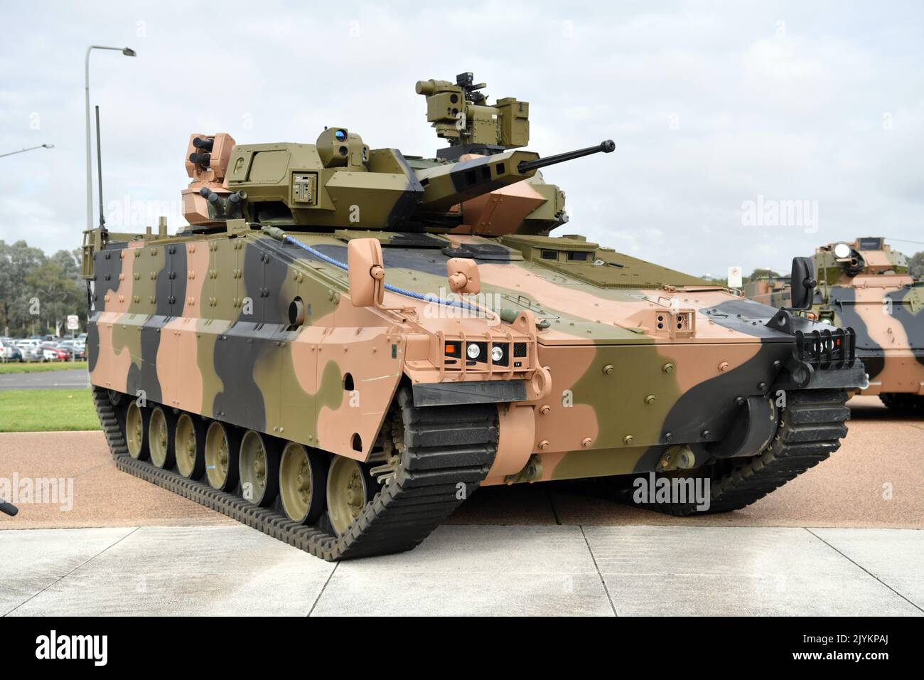 Hanwha Defence Australia’s Redback fighting vehicle on display at ...