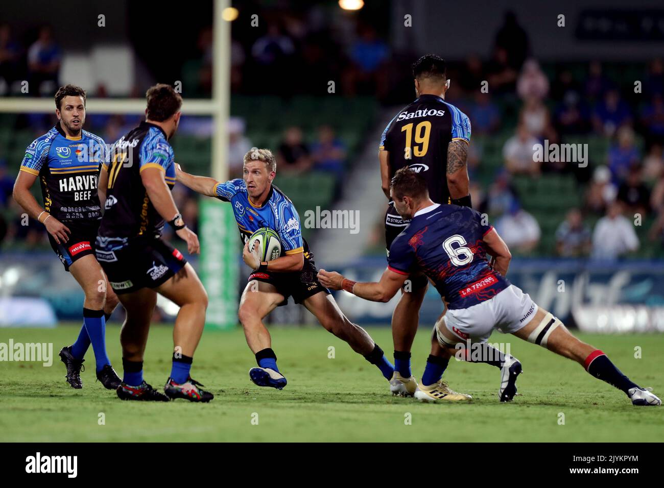 Jake McIntyre of the Force in action during the Round 4 Super Rugby ...