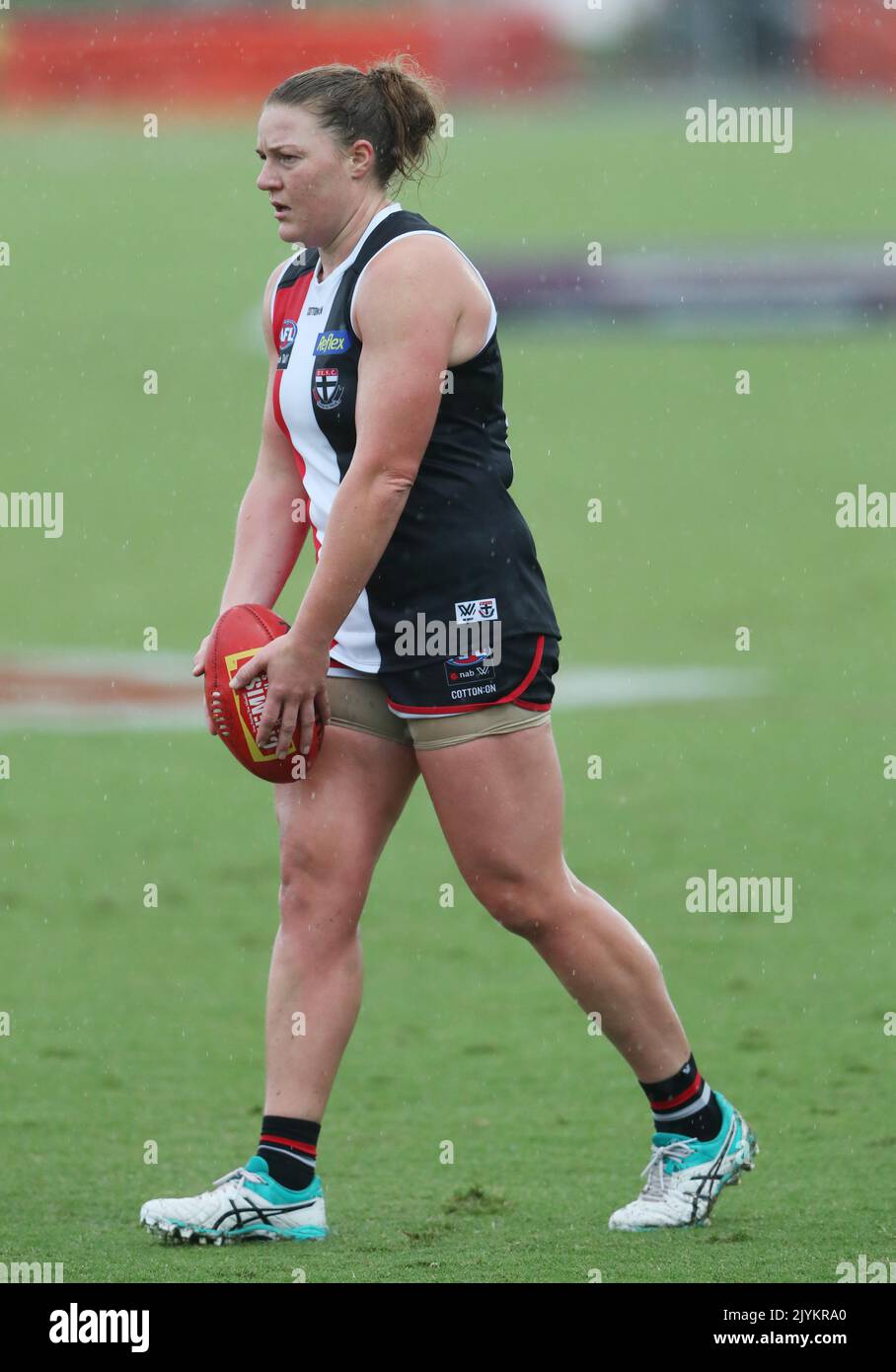 Tamara Luke for St Kilda during the Round 7 AFLW match between the St ...
