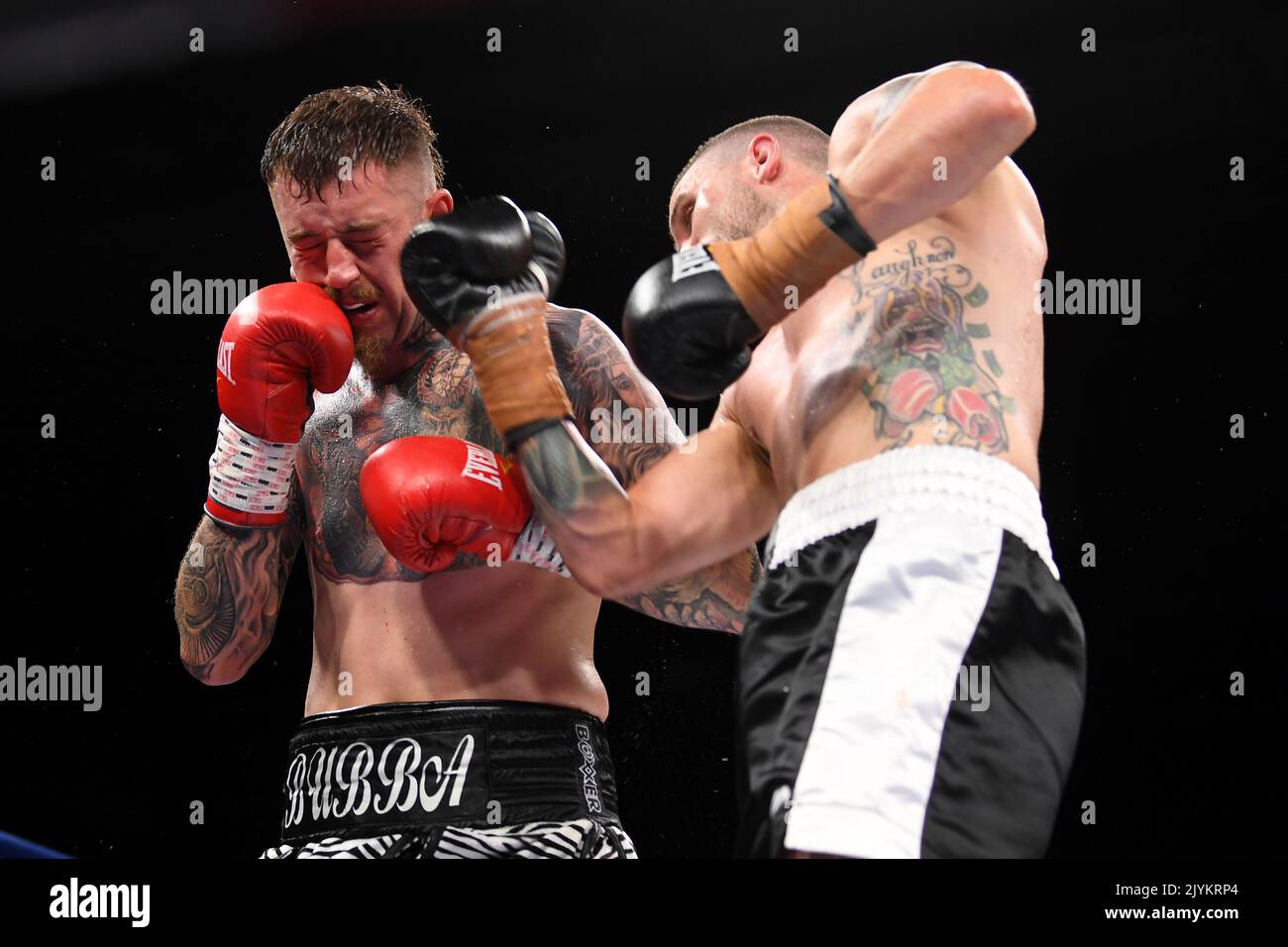 Lachlan Higgins (left) and Ryan Mitchem (right) in action at Bendigo ...