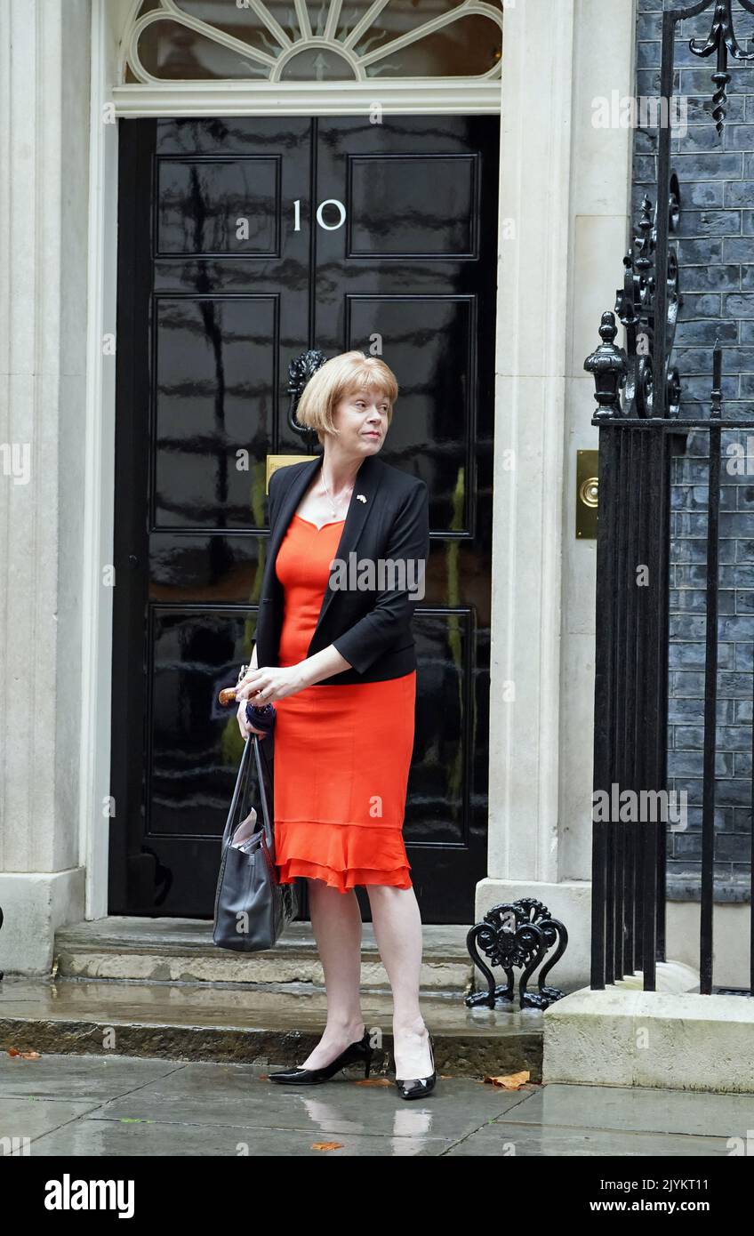 Chief whip Wendy Morton leaving no 10 Downing Street, London. Picture ...