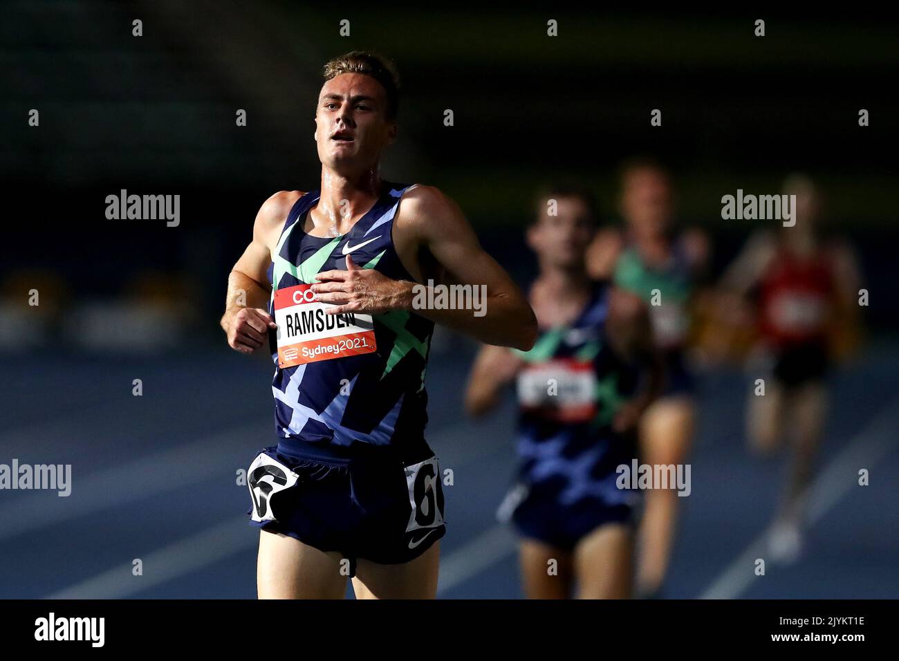 Matthew Ramsden of VWestern Australia competes in the Mens 5000m Open ...