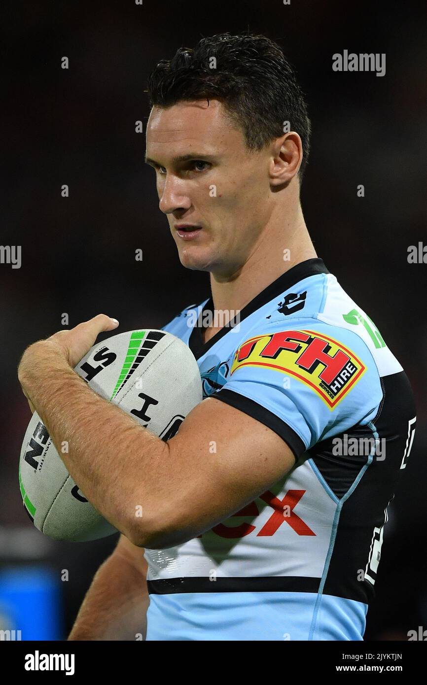 Connor Tracey of the Sharks during the Round 1 NRL match between the St ...