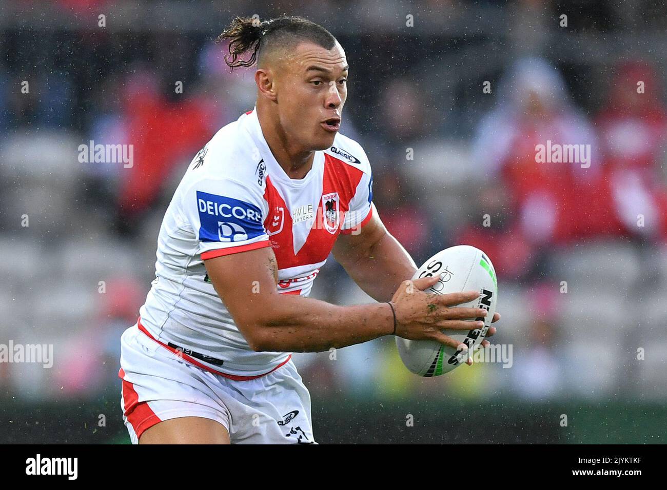Toby Rudolf of the Sharks during the Round 1 NRL match between the St ...
