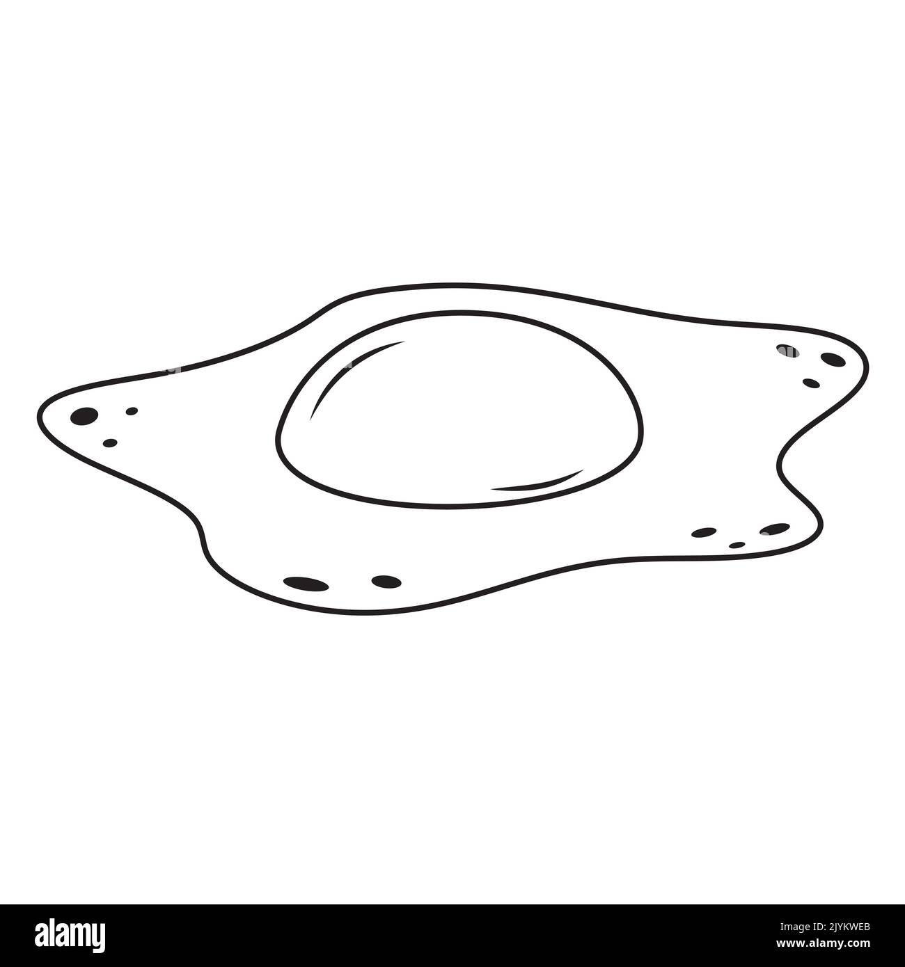 Yolk Black And White Clipart