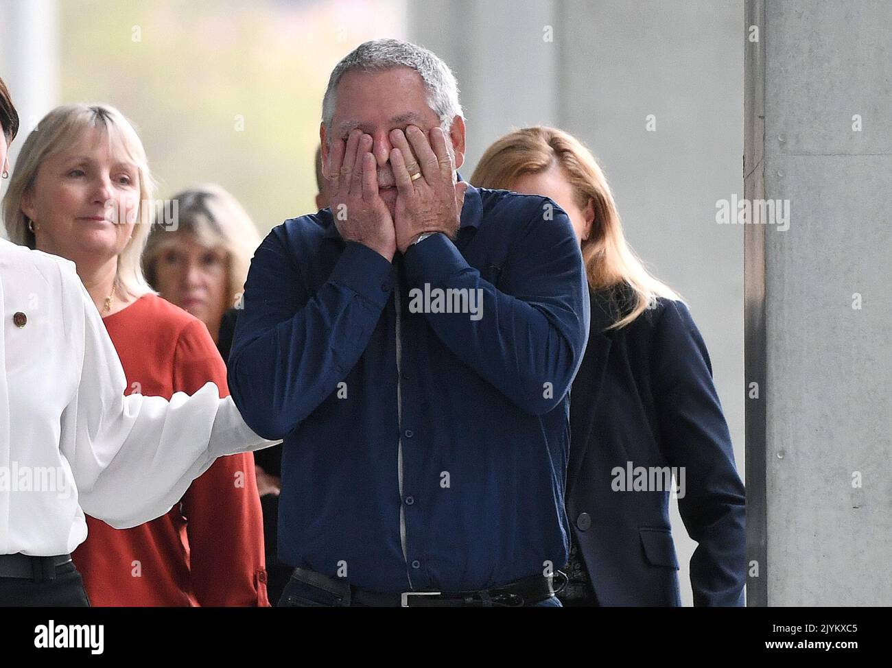 Robert Reed, husband of cold case murder victim Linda Reed is seen ...