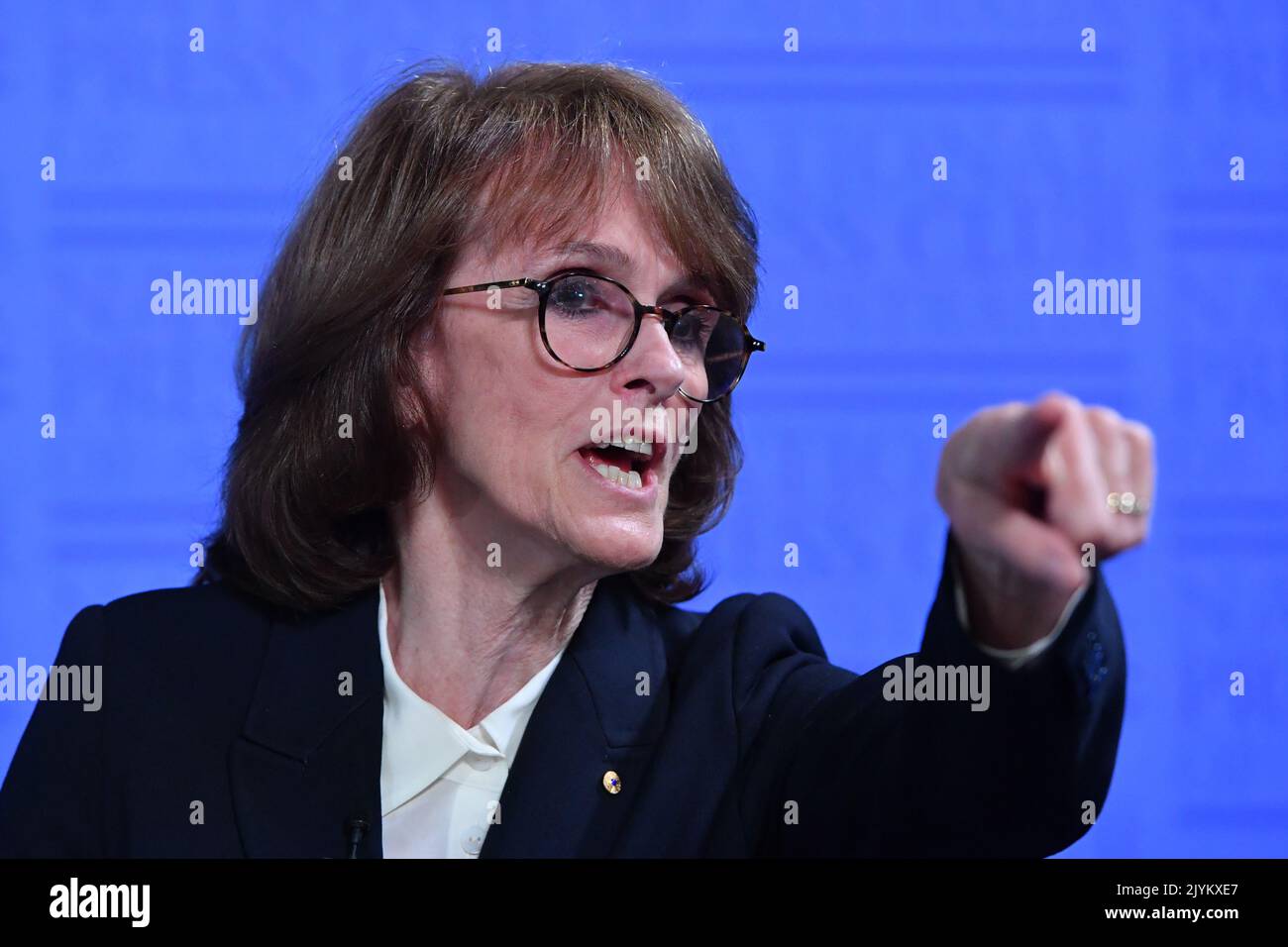 Australia's Chief Scientist Dr Cathy Foley at the National Press Club ...