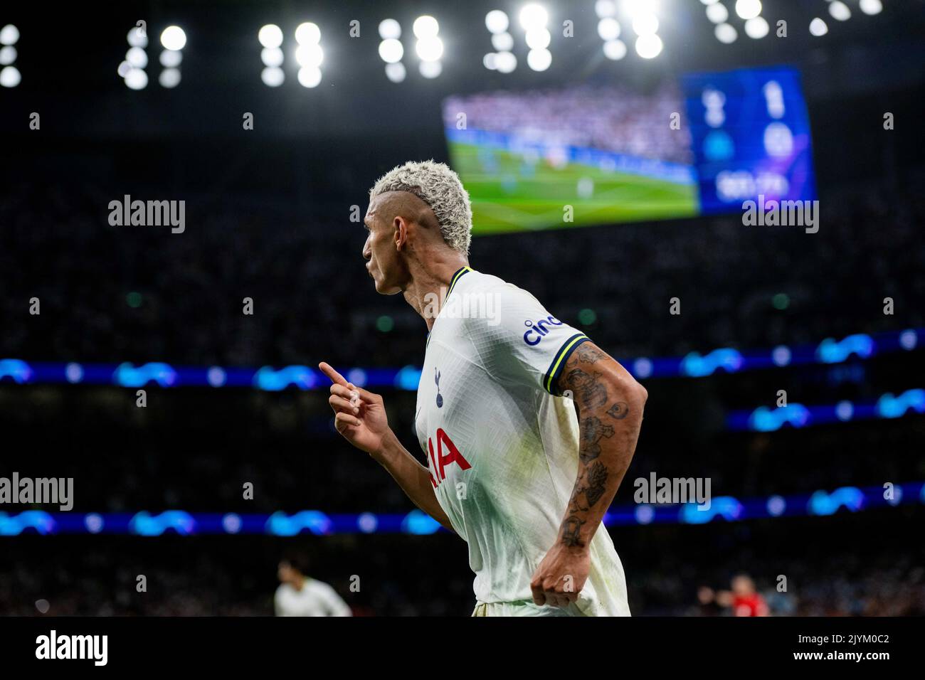 LONDON, ENGLAND - SEPTEMBER 07: Richarlison of Tottenham Hotspur ...
