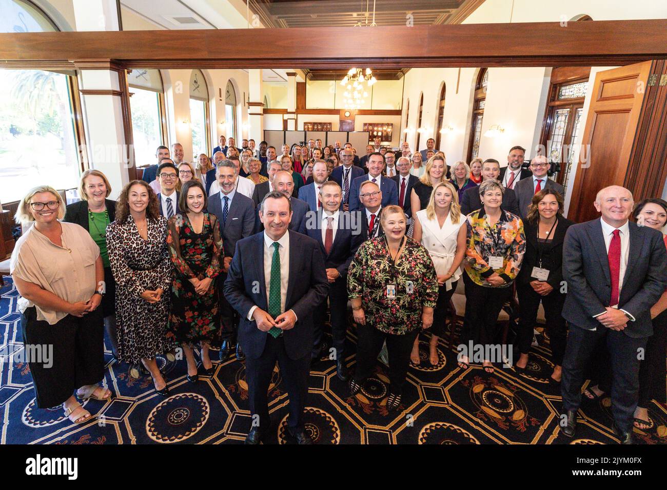 Premier-elect West Australian Labor leader Mark McGowan poses for a ...