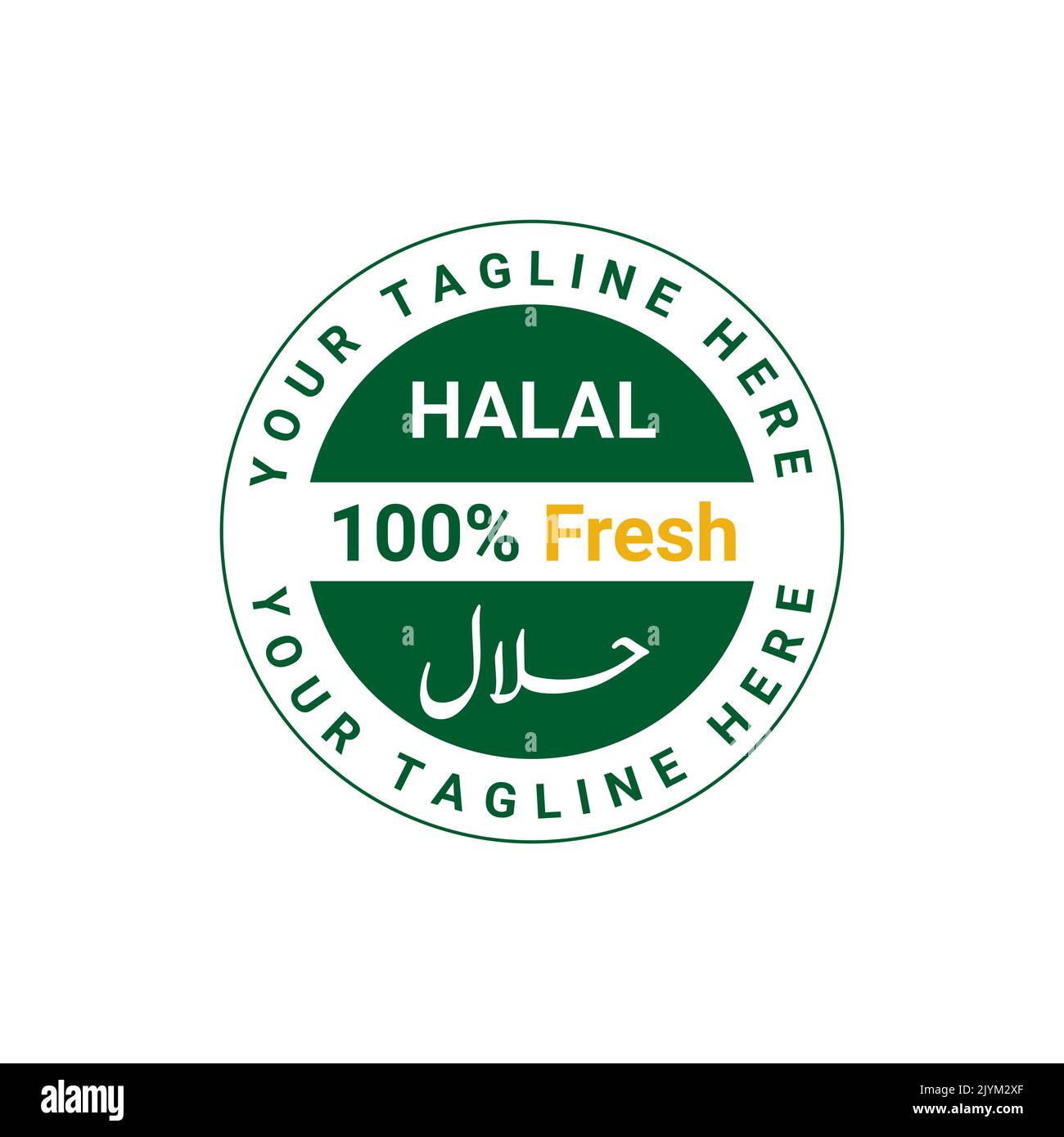 Halal logo and banner for business vector illustration design Stock ...