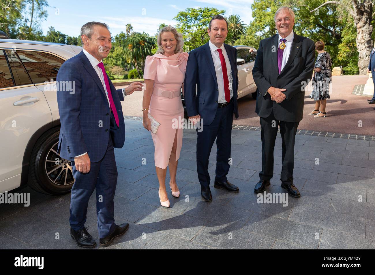 Premier-elect West Australian Labor leader Mark McGowan and his wife ...