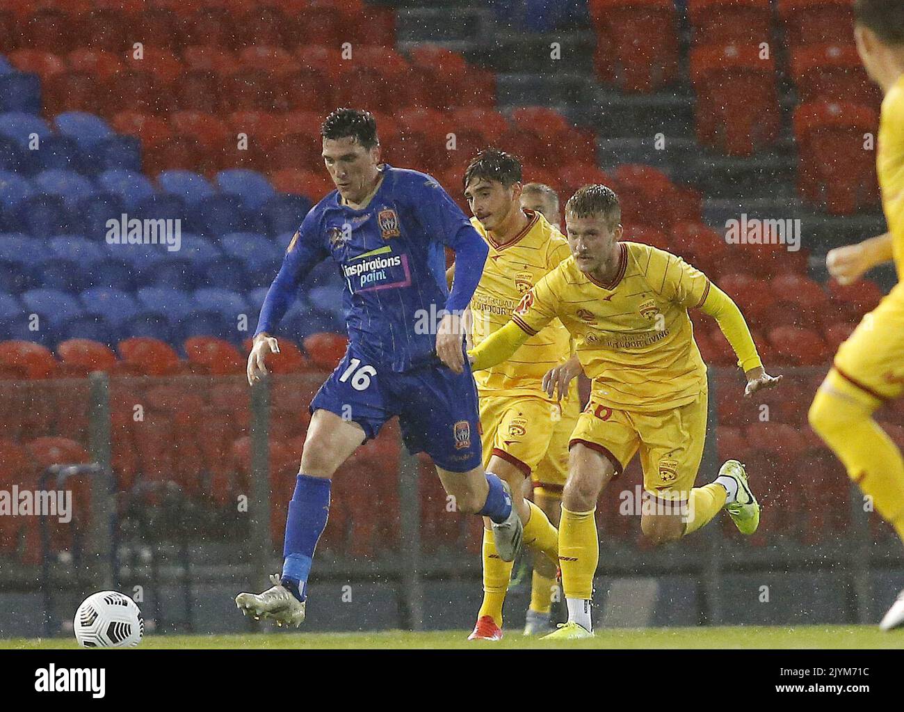 Matthew Millar of the Jets during the A-League match between the ...