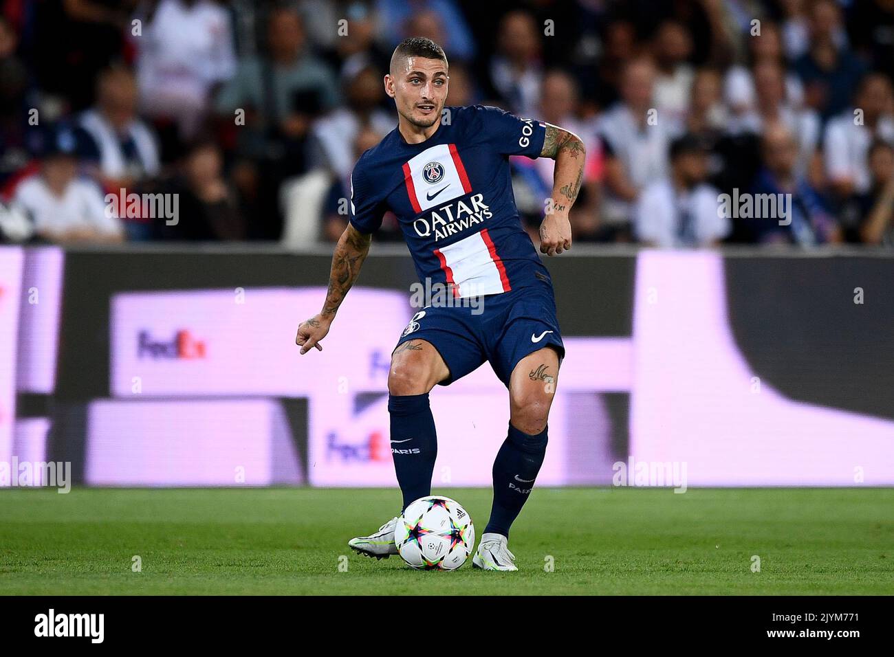 Paris, France. 06 September 2022. Marco Verratti of Paris Saint-Germain ...