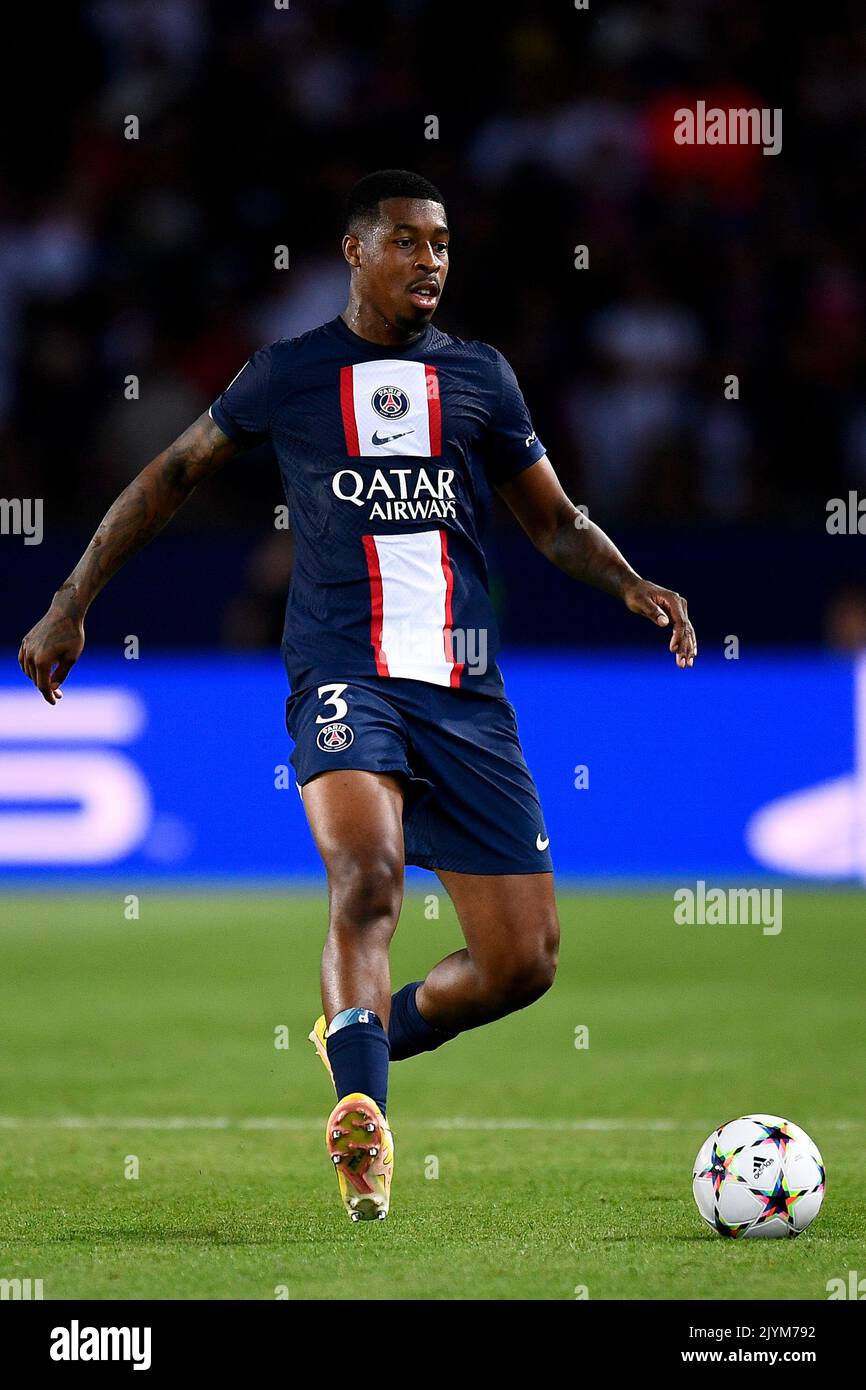 Paris, France. 06 September 2022. Presnel Kimpembe of Paris Saint ...