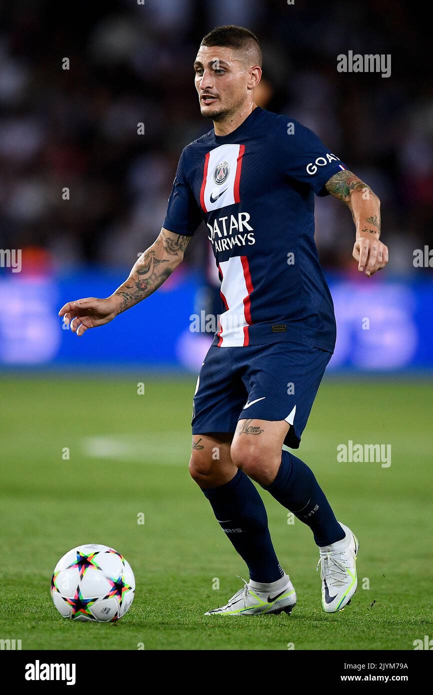 Paris, France. 06 September 2022. Marco Verratti of Paris Saint-Germain ...
