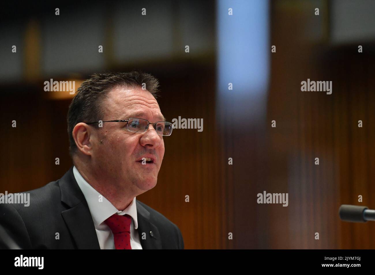 Australian Criminal Intelligence Commission (ACIC) CEO Michael Phelan ...