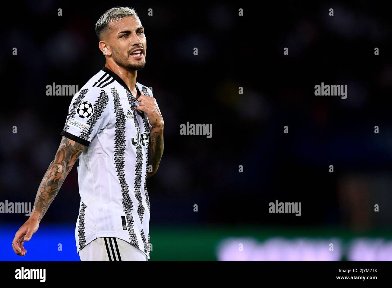 Paris, France. 06 September 2022. Leandro Paredes of Juventus FC looks ...