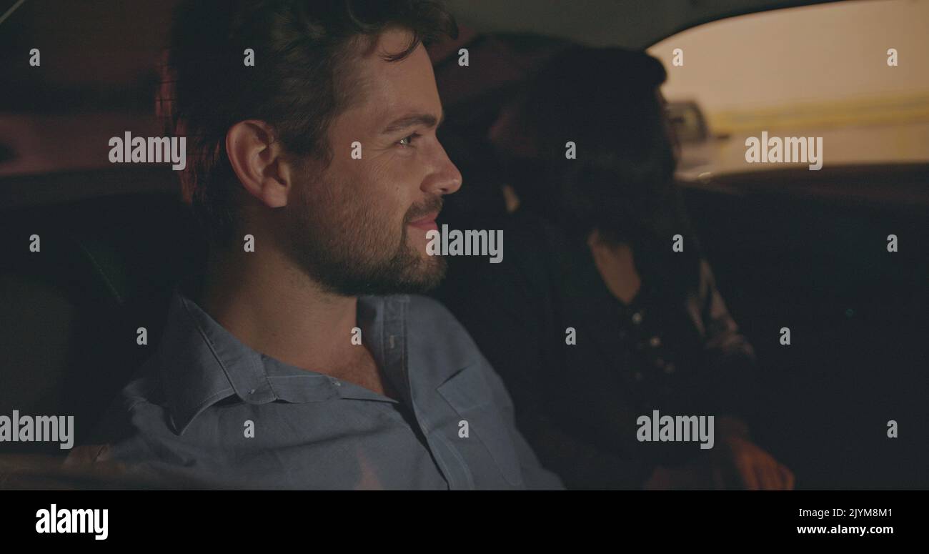 Female passenger car night hi-res stock photography and images - Alamy