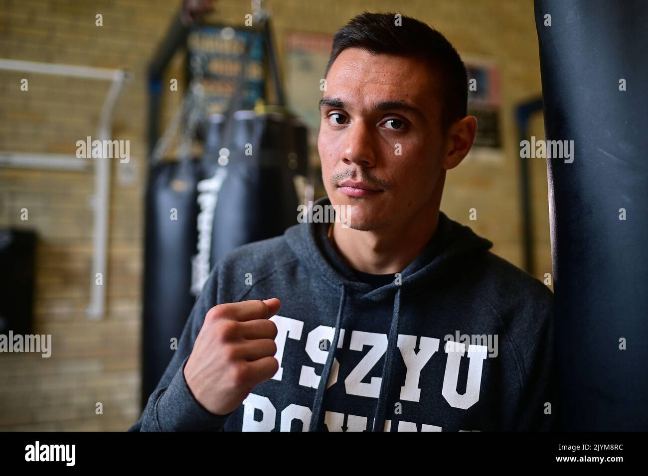 Australian boxer Tim Tszyu poses for a photo at the PCYC in Rockdale ...