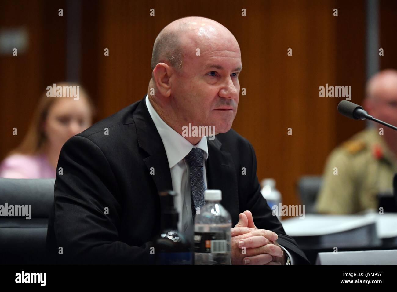 Department of Defence Secretary Greg Moriarty during Senate Estimates ...