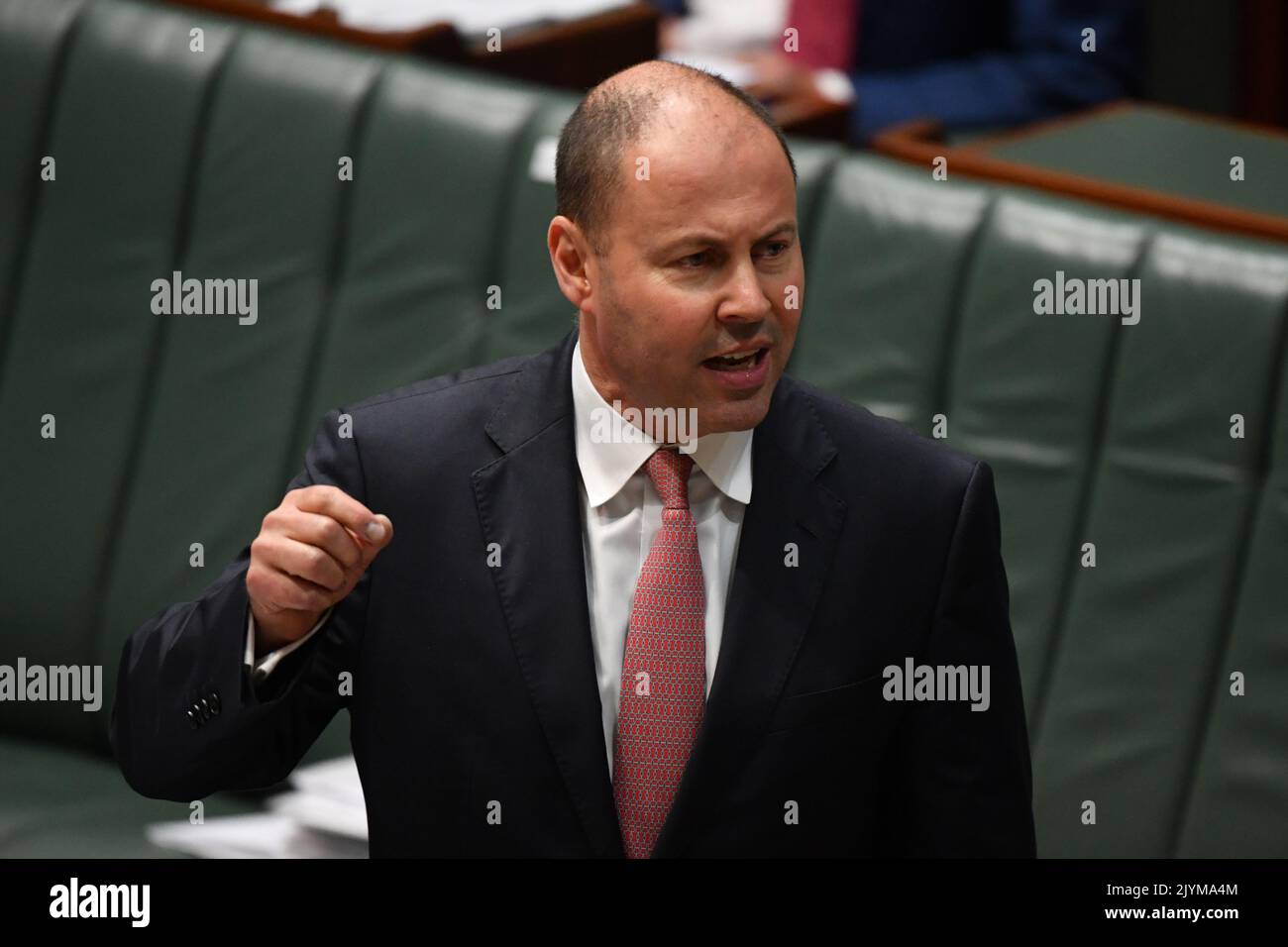 Treasurer Josh Frydenberg during Question Time in the House of ...