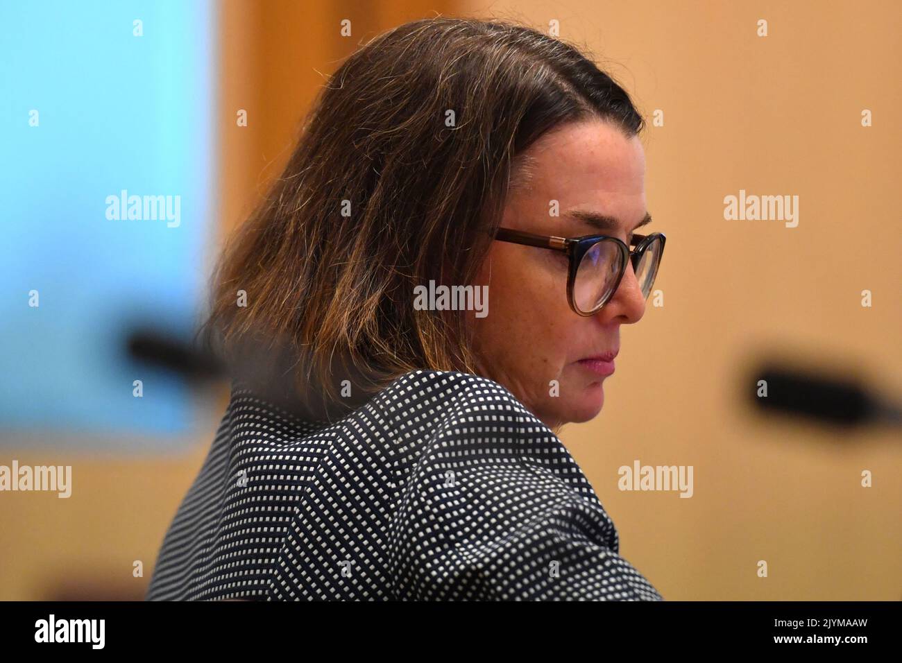Minister for Families Anne Ruston during Senate Estimates at Parliament ...