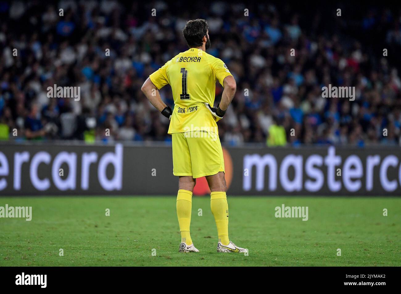 Alisson Becker of Liverpool FC during the Champions League Group A ...