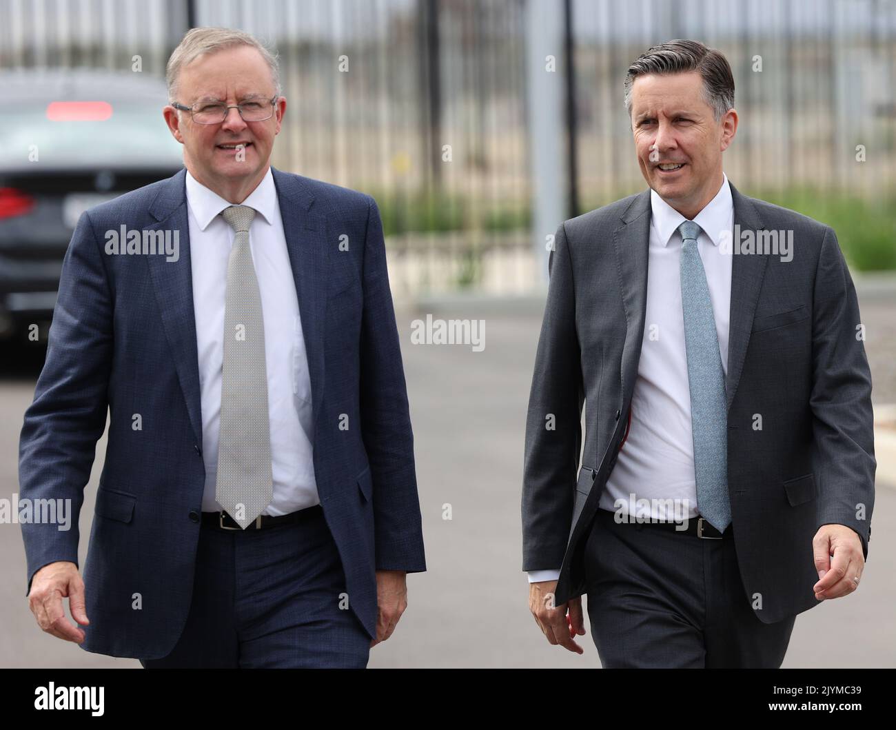 Leader of the Opposition Anthony Albanese and Member for Hindmarsh,Mark ...