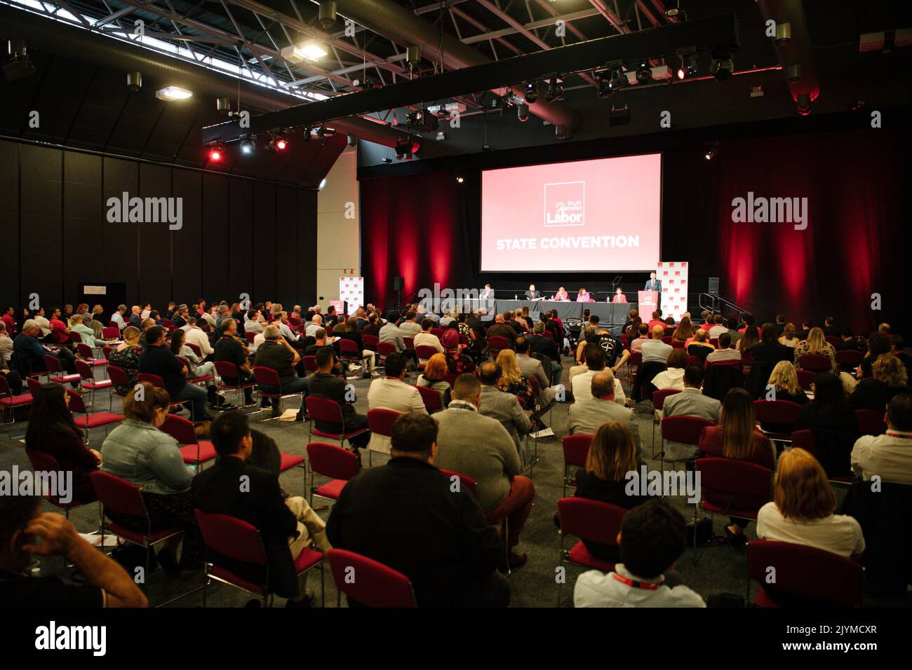 The SA Labor state conference at the Adelaide Convention Centre in ...