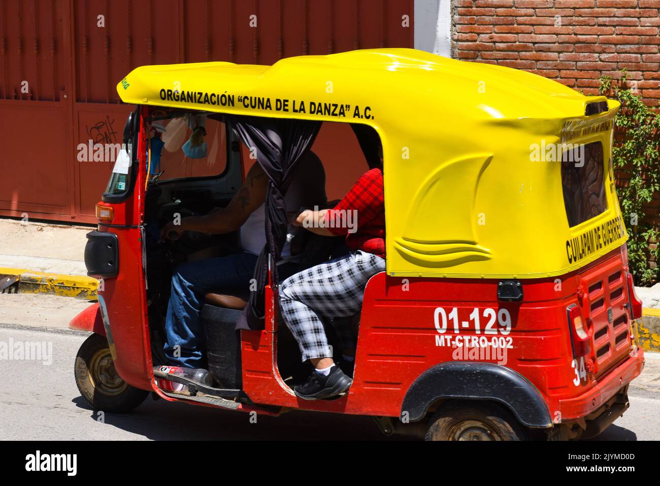 Three wheeled vehicle, Oaxaca state, Mexico Stock Photo - Alamy
