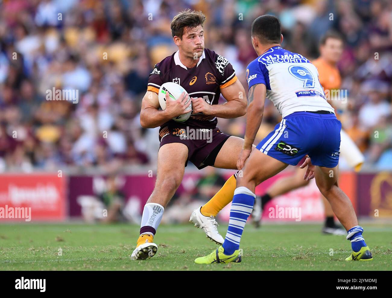 Patrick Carrigan of the Broncos in action during the Round 3 NRL match ...