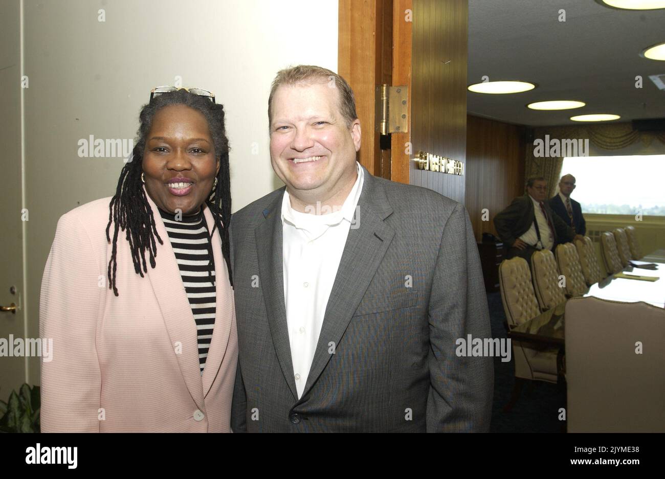 Secretary Alphonso Jackson with Drew Carey. Secretary Alphonso Jackson ...