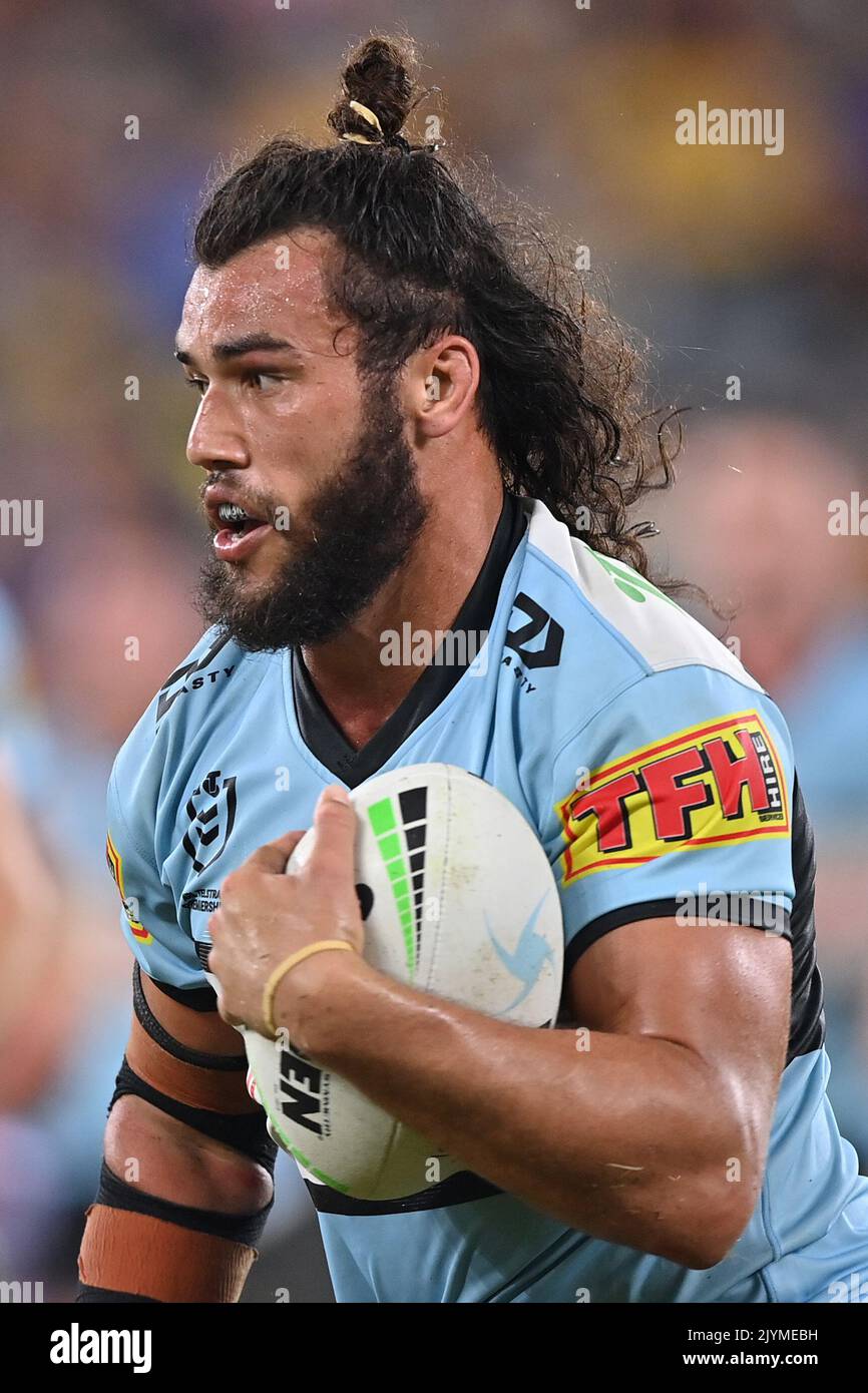 Toby Rudolf of the Sharks during the Round 3 NRL match between the ...