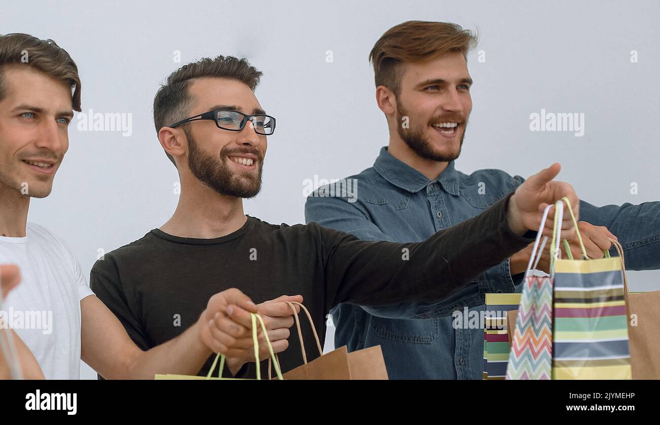 Young guys shopping mall hi-res stock photography and images - Alamy