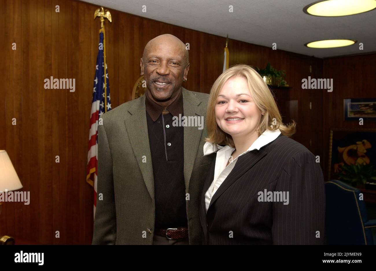 Secretary Alphonso Jackson with Lou Gossett, Jr.. Secretary Alphonso ...
