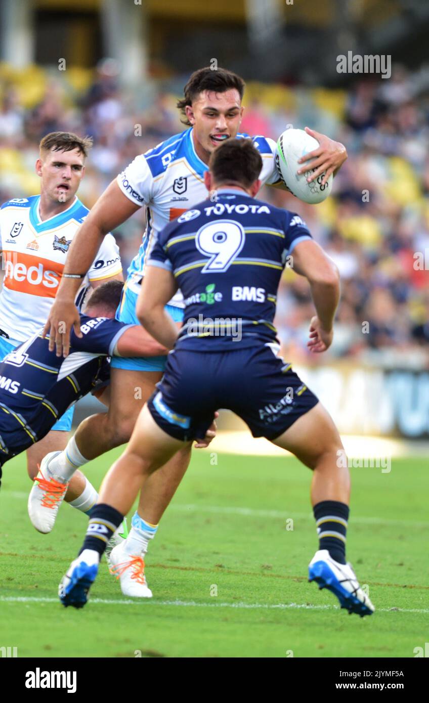 Tino Fa'asuamaleaui during the Round 3 NRL match between the North ...