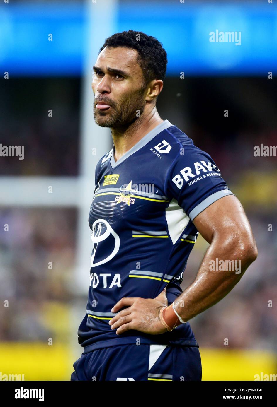 Justin O'Neill during the Round 3 NRL match between the North ...