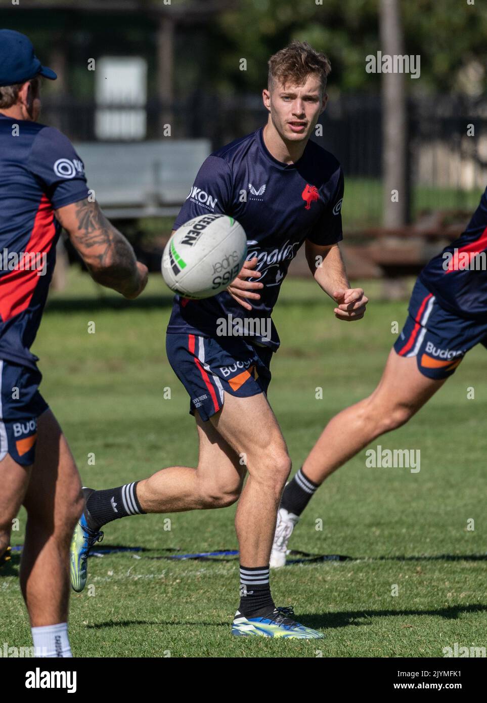 Sam Walker of the Sydney Roosters during a training session in Moore ...